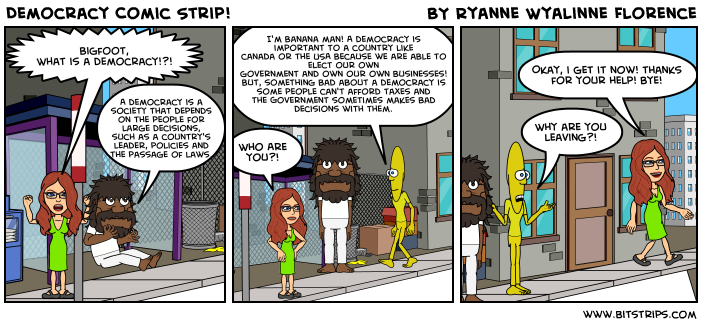 Democracy Comic Strip! - Bitstrips