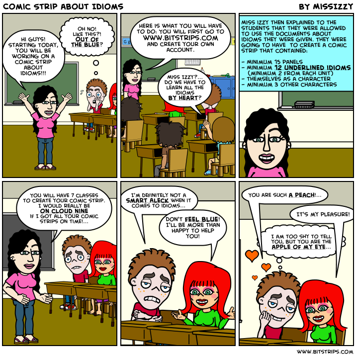 Comic Strip about Idioms - Bitstrips